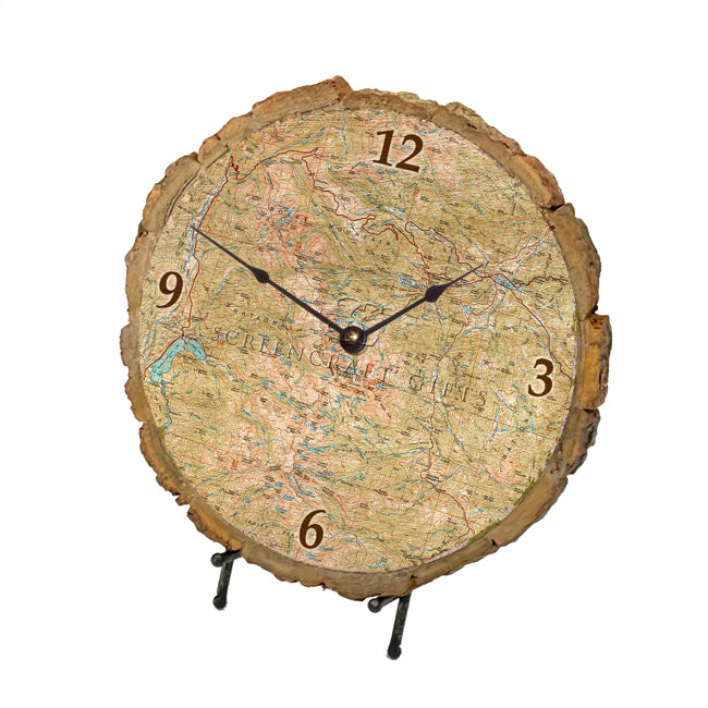 Rocky Mountain National Park- Wood Clock – ScreenCraftGifts