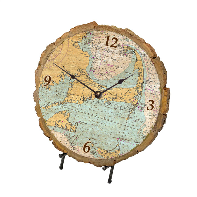 Cape Cod and the Islands - Wood Clock – ScreenCraftGifts