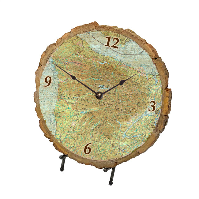 Olympic National Park- Wood Clock – ScreenCraftGifts