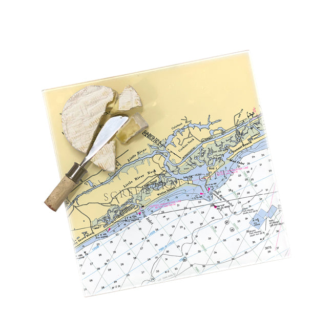 Little River Inlet, SC- Glass Prep and Serve Board – ScreenCraftGifts